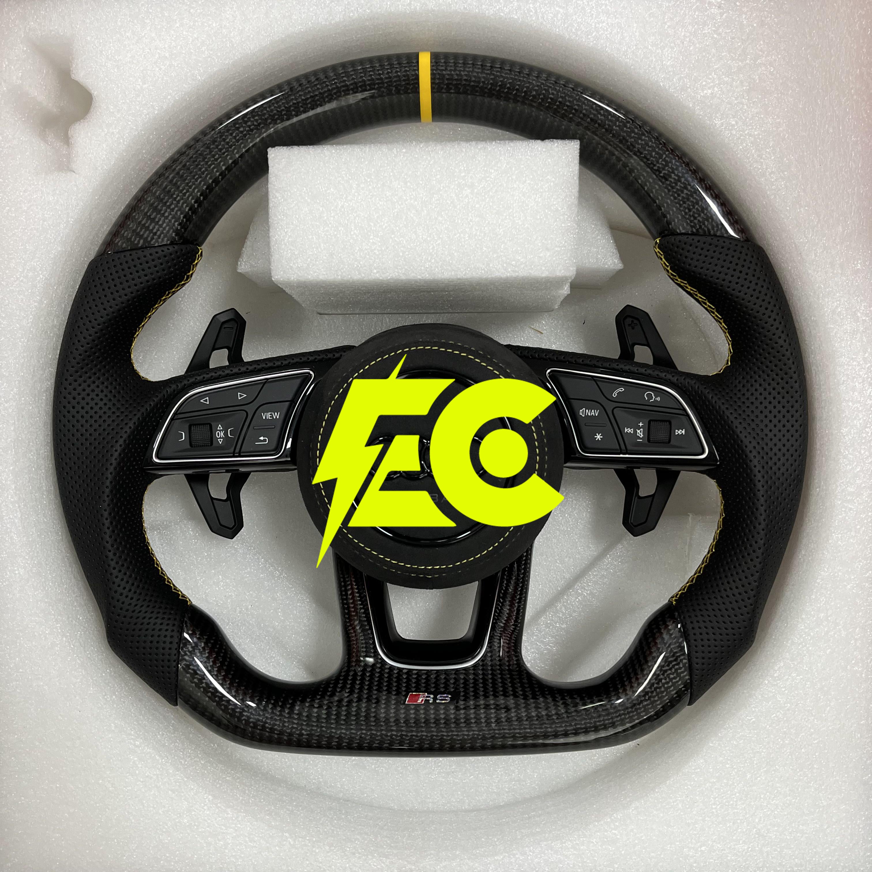 Audi new A4 carbon fiber steering wheel AD-006