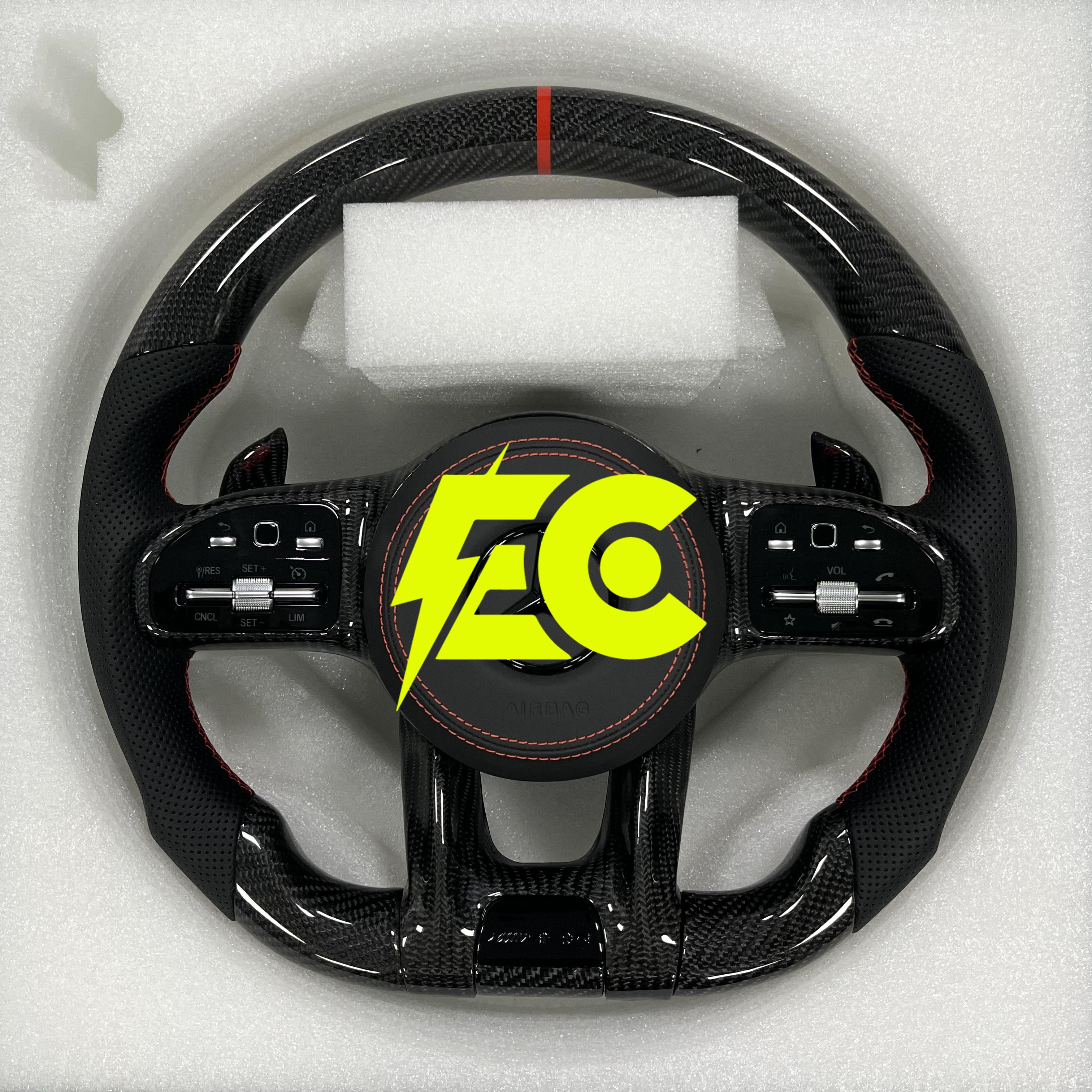 Carbon fiber Mercedes steering wheel BA-207