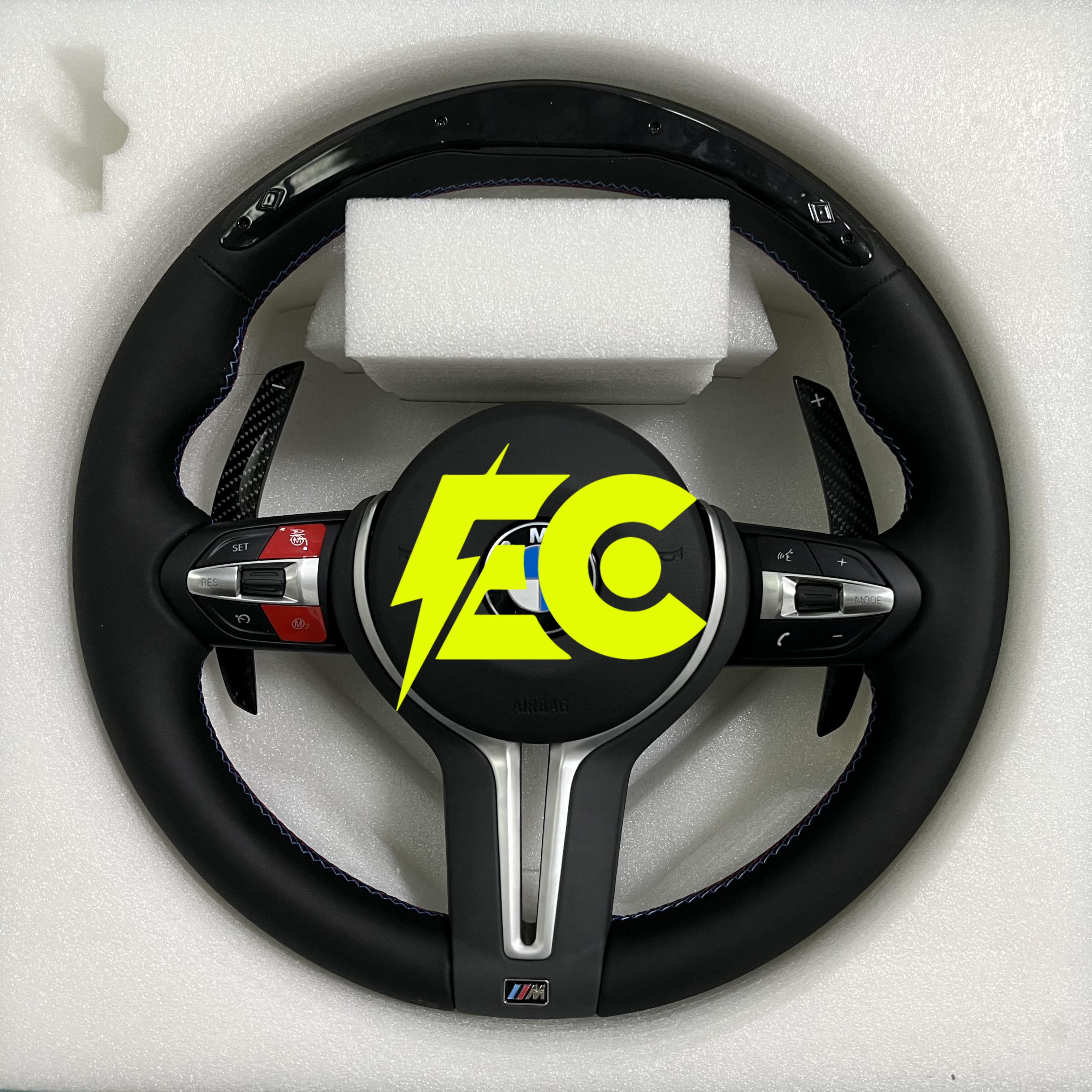 (Super turning light model) BMW full cowhide thong steering wheel BD-0