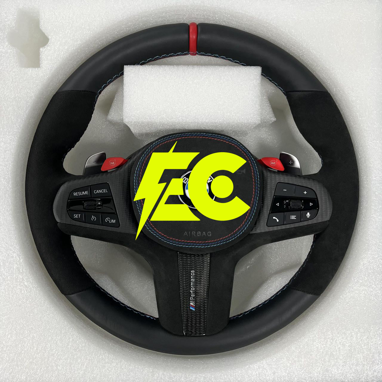Full cowhide BMW steering wheel BM-031