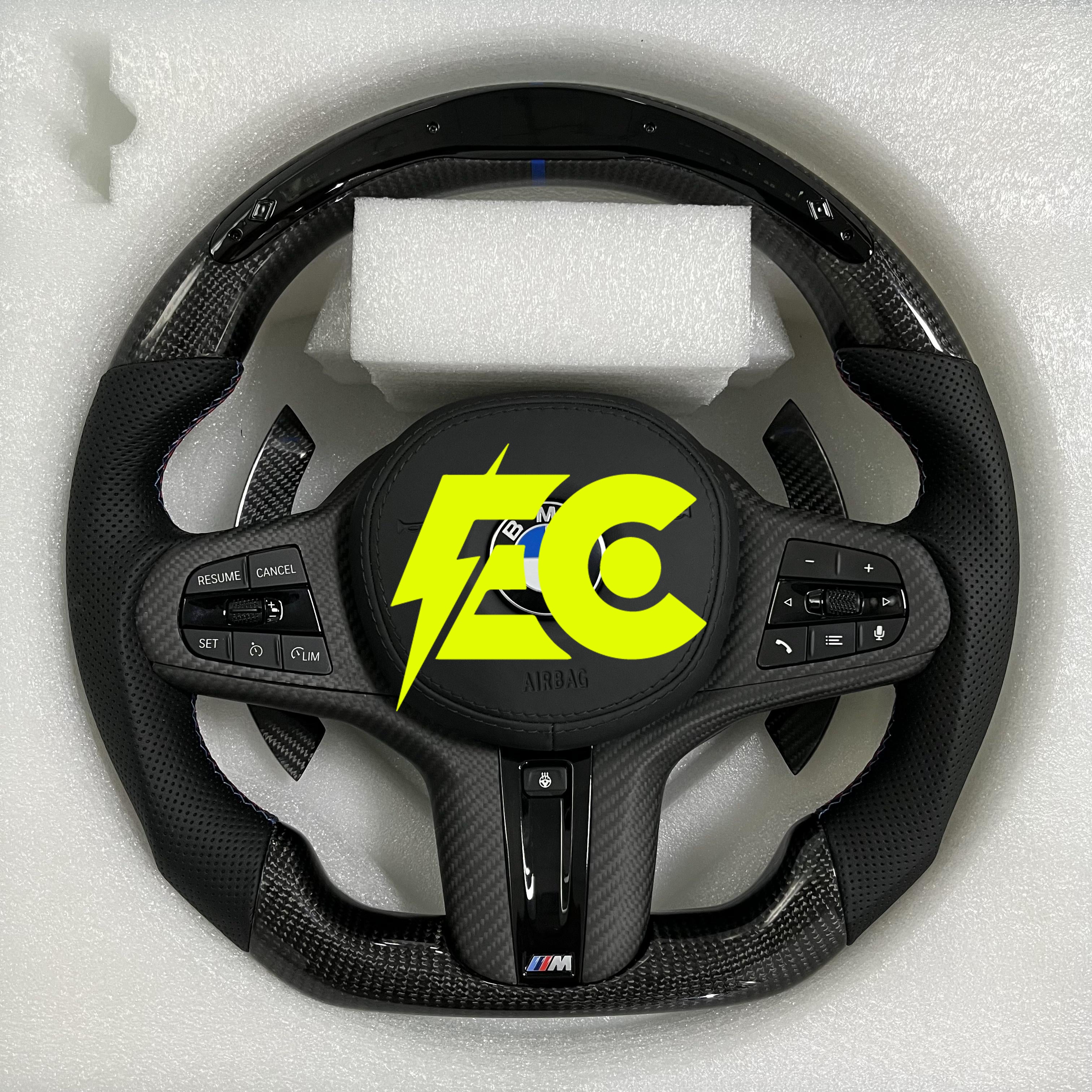 Super turn light forged carbon BMW steering wheel BM-032
