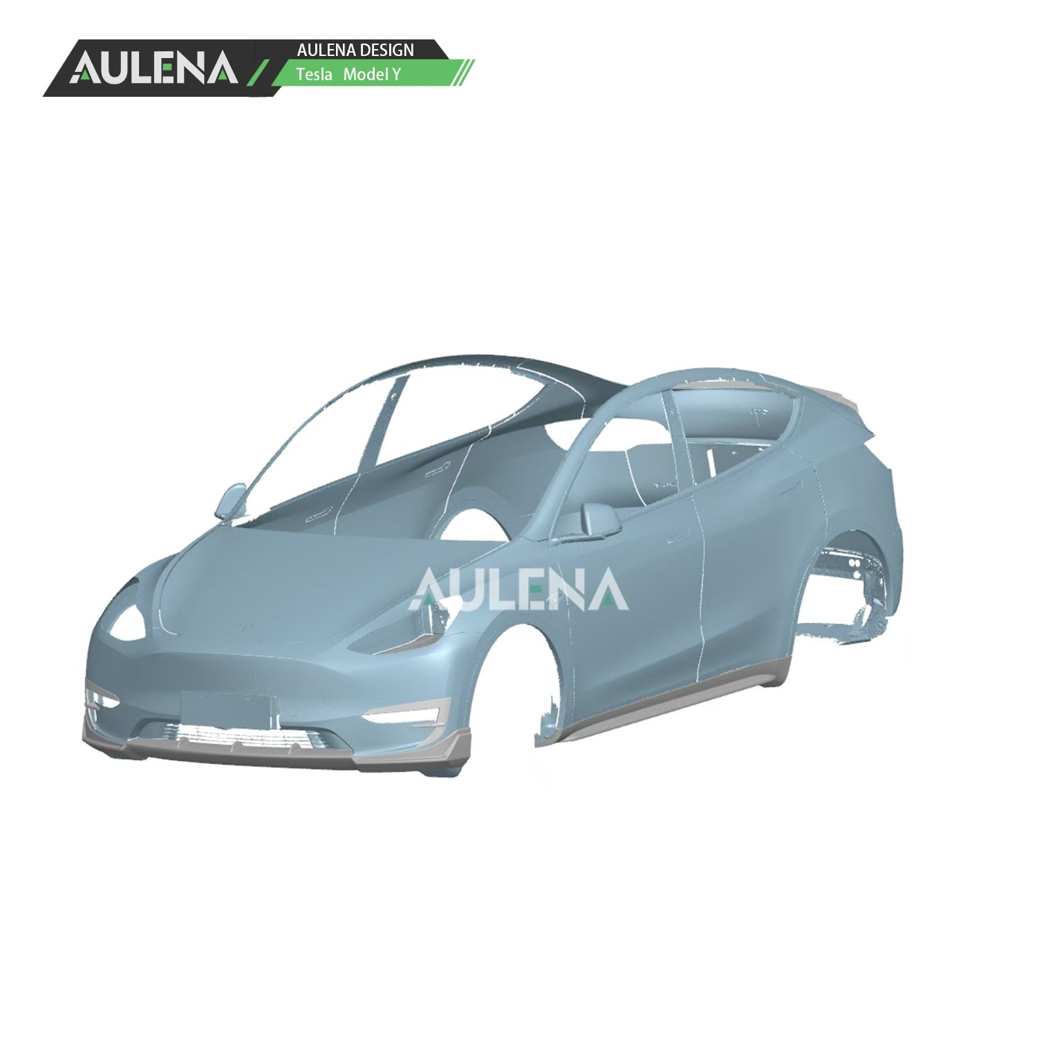 Aulena Design dry carbon performance body kit Tesla Model Y