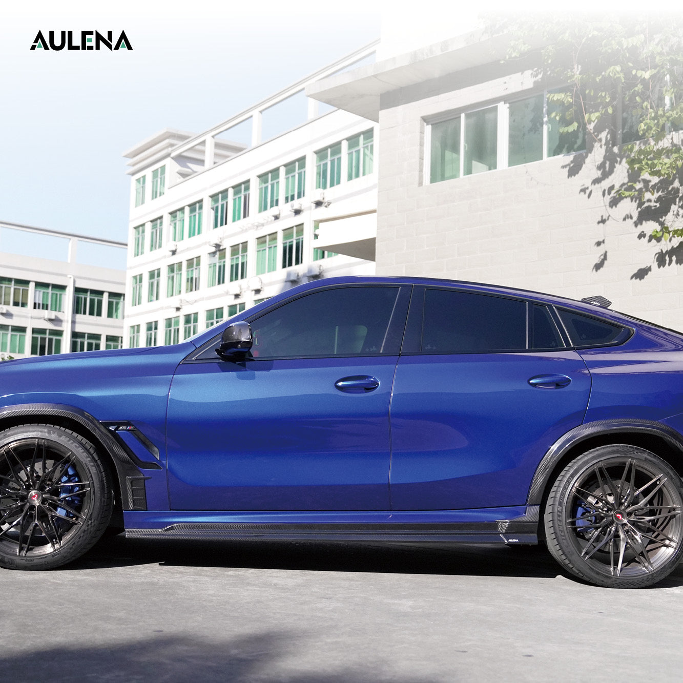 BMW X6M Aulena Design dry carbon performance Side Skirts